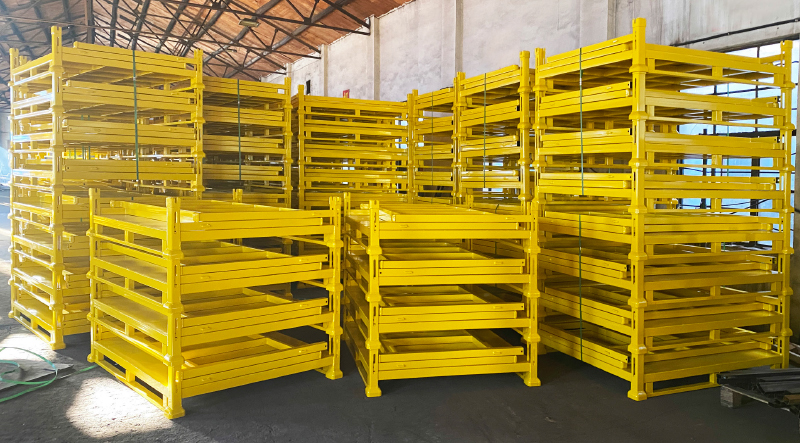 Folding Pallet Stacking Rack 