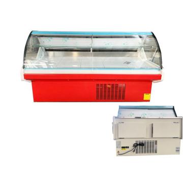 Quality Butchery Equipment Meat Display Cooler R404a Deli Refrigerated Showcase for sale