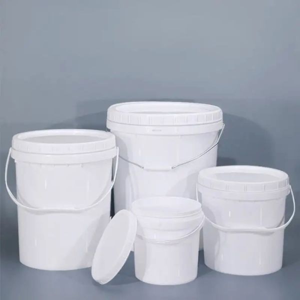 Quality Durable Stackable Seed Storage Round Plastic Bucket Custom Logo for sale
