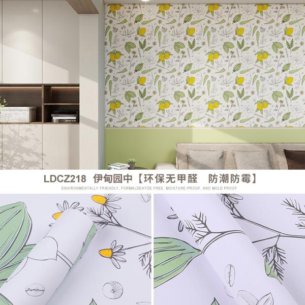 Quality Flower Plant Wallpaper for Apartment Home Decor Self-Adhesive Function Anti for sale