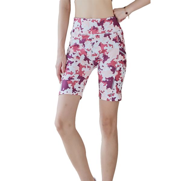 Quality Machine Washable Custom Printed Leggings Seamless Gym Shorts For Women for sale