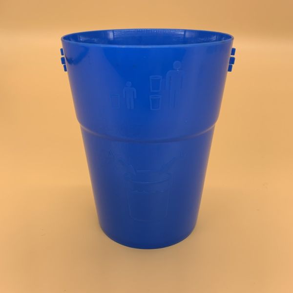 Quality ABS OEM Injection Molding Cup Plastic ABS Medical Part Blue Color for sale