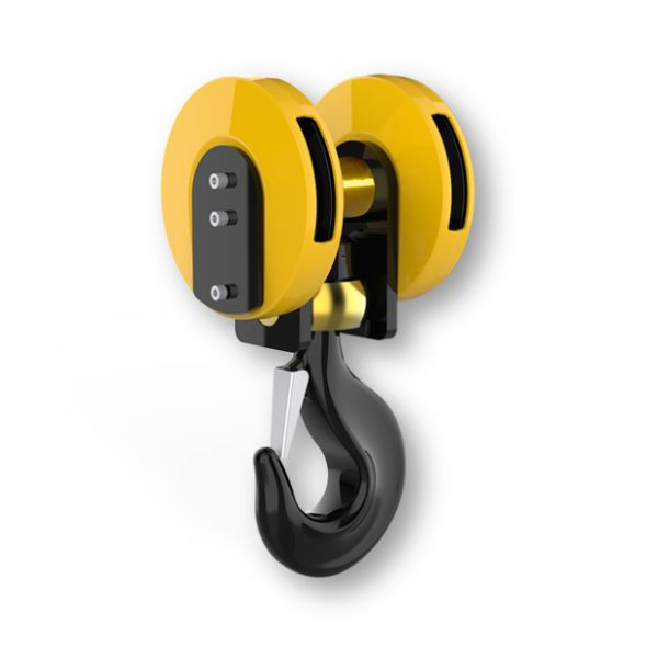 Quality 1000 kg Load Capacity Overhead Crane Hook Featuring Safety Latch Suitable for Gantry Cranes from 3.2ton to 100ton for sale