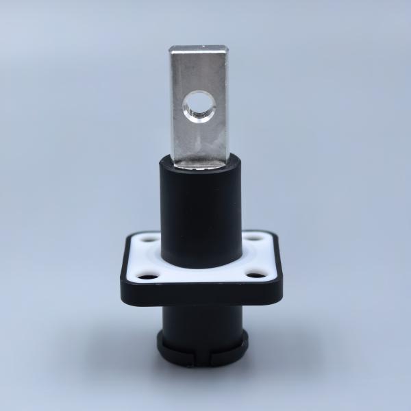 Quality UL/TUV Energy Storage Connector 120A Waterproof Socket Threaded Copper Bar Black for sale