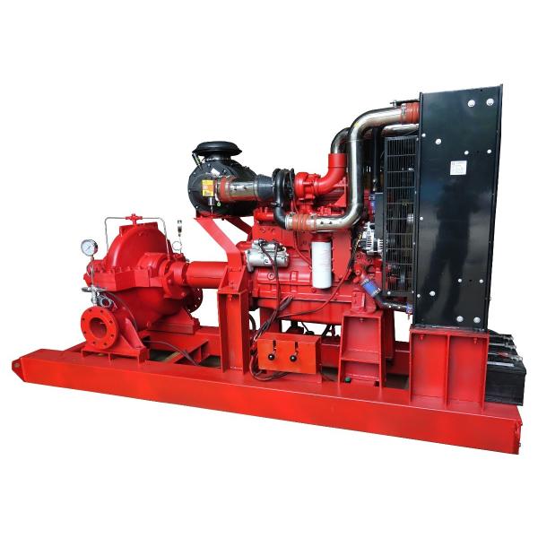 Quality Indoor Fire Hydrant Diesel Engine Fire Pump Set 500L/Hour for Garment Shops for sale