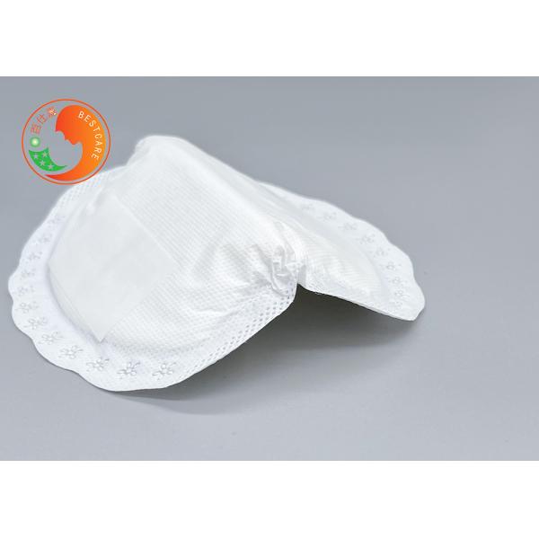 Quality Ultra Thin Milk Bra Pads Cotton 3D Contoured Shape For Maternity for sale