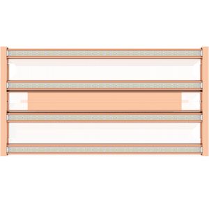 Quality 520W - 1400W Horticulture LED Grow Light Champagne Gold FULTON / IP67 Driver for sale