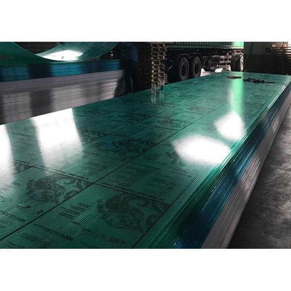 Quality Grass Green Polycarbonate Roofing Sheets 2 Layer Flexibility Design for sale