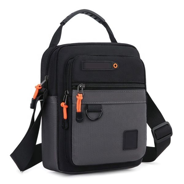 Quality Custom Color Logo Cycling Messenger Bag Men's Shoulder Sling Bag for sale