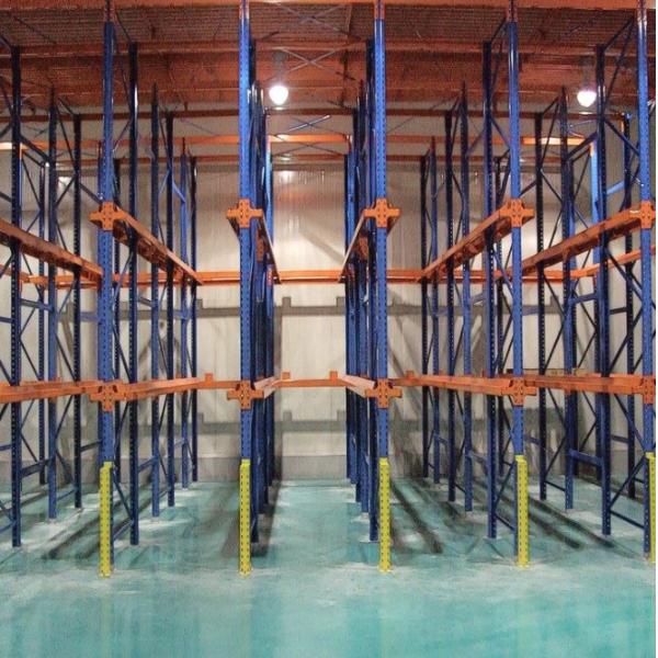 Quality High Capacity Drive In Pallet Rack System Heavy Duty Warehouse Shelving LIFO Storage for sale