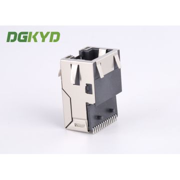 Quality SMT Sinking Below PCB 1000BASE Integrated Magnetics Rj45 Network Jack For for sale
