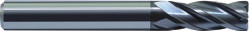 Quality 4 Flute Flattened Solid Carbide End Mills With Straight Shank for sale