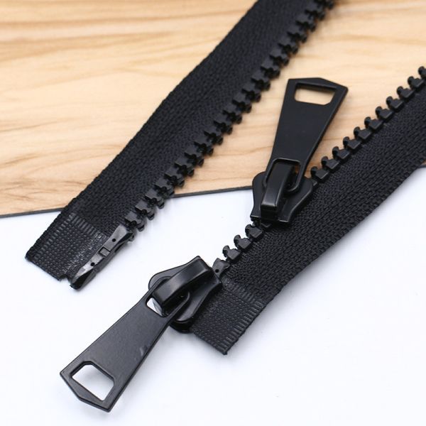 Quality Standard Teeth Plastic Zippers for Eco-friendly and Sustainable Products for sale