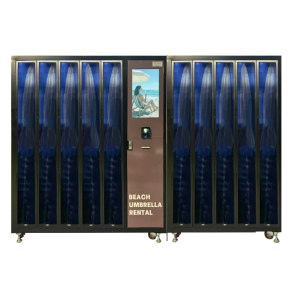 Quality Smart Double-Unit Beach Umbrella Rental Vending Machine for Resorts, Hotels & for sale