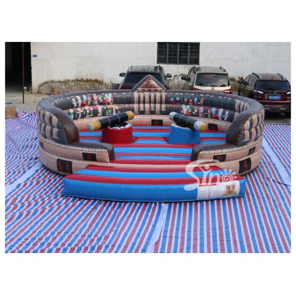Quality 6m Dia. kids N adults ancient inflatable gladiator jousting arena with for sale