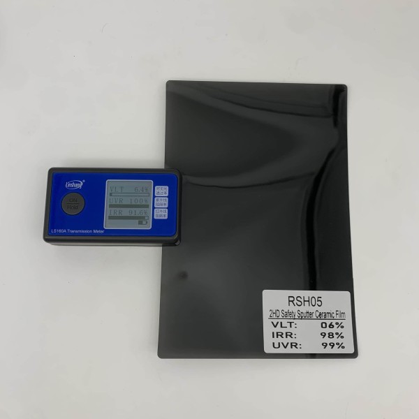 Quality 4MIL Nano Ceramic Film 6% VLT 99% UVR IRR Black for sale