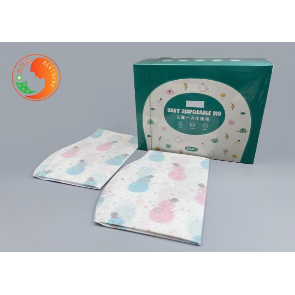 Quality Pattern Printing Disposable Baby Bibs Non Woven Fabric Disposable Bibs for sale