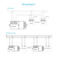 Quality DALI-2 D4i microwave motion sensor, integrated switchable DALI-2 bus power for sale