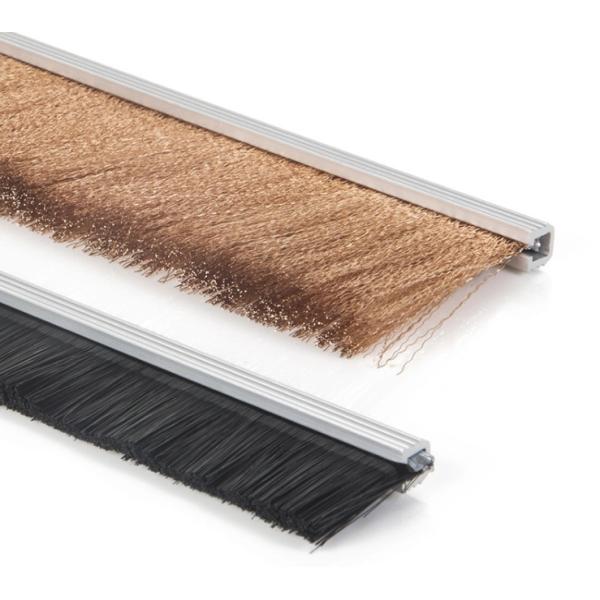 Quality AUTC Filament PBT Industrial Brass Wire Metal Channel Strip Brushes for sale