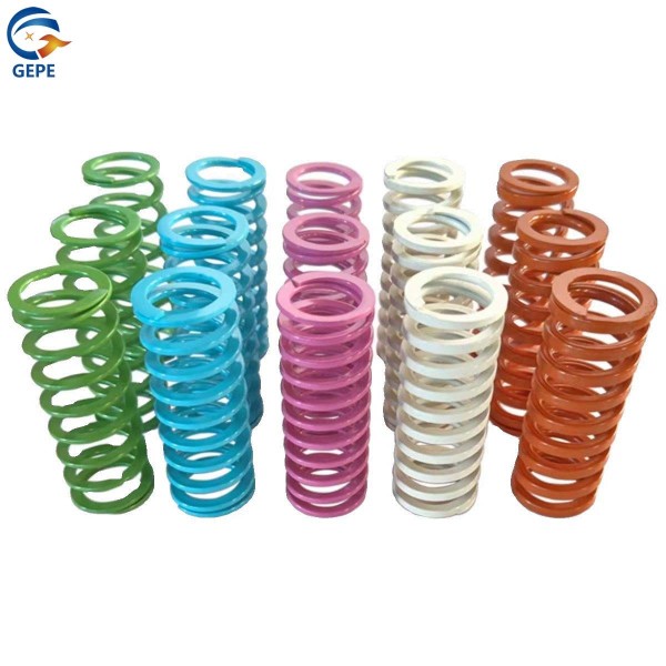 Quality Orange 55CrSi Mold Spring High Strength Die Parts Flat Rectangular Spring for sale