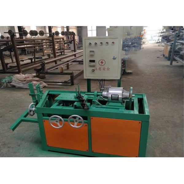 Quality Railway Guard Chain Link Mesh Machine , Semi Automatic Chain Link Fencing for sale
