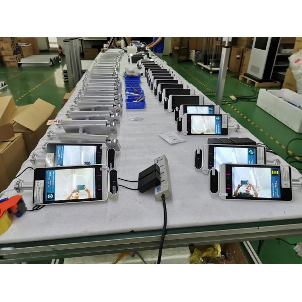 Quality IP65 AI face recognition camera German temperature sensor door lock access for sale