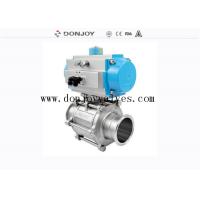 Quality Welded Beverage Aluminum Actuator 4 Inch BPE Ball Valve for sale