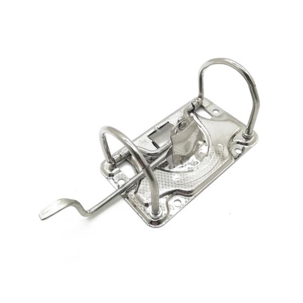 Quality Rectangular Lever Arch Clip 50mm Lever Arch File Locking Clip Silver for sale