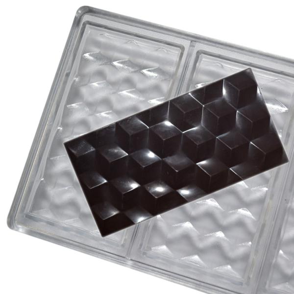 Quality Household Rectangular Custom Chocolate Molds Polycarbonate DIY Customized for sale