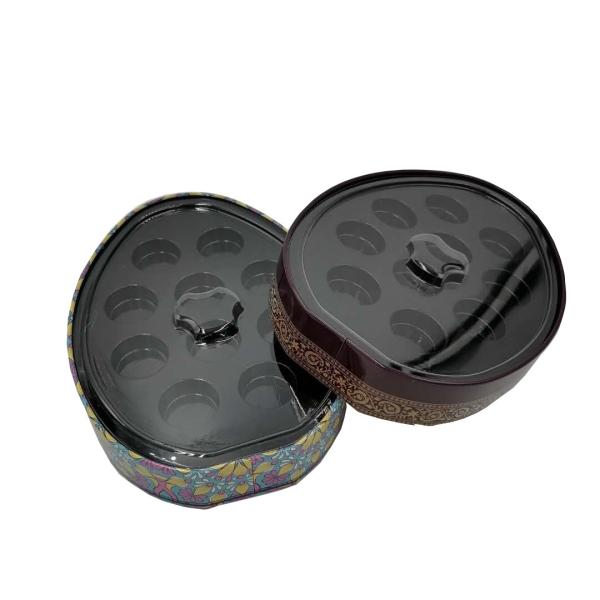 Quality Printed Easter Egg Tins Empty Metal Food Tin Boxes Custom Vintage Tin Cans for sale