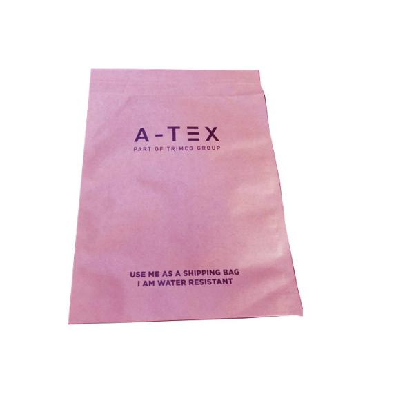 Quality Water Resistant 120gsm Kraft Paper Mailing Bags with 6cm Bottom gusset for sale