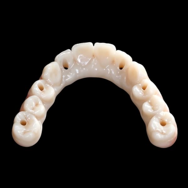 Quality Full Arch Zirconia Hybrid Bridge Zirconia Crown Bridge Customized for sale