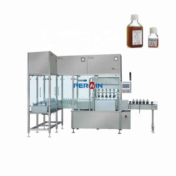 Quality Bovine Serum Albumin Animal Sera Aseptic Filling Machine Peristaltic / Ceramic Pump 2000BPH 1000BP for sale