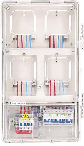 Quality Customized Size Single Phase Meter Box , Small Flush Fitted Electric Meter Box Cover for sale