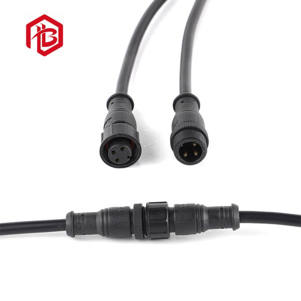 Quality LED Strip 4 Pin M15 PVC Watertight Cable Connector for sale