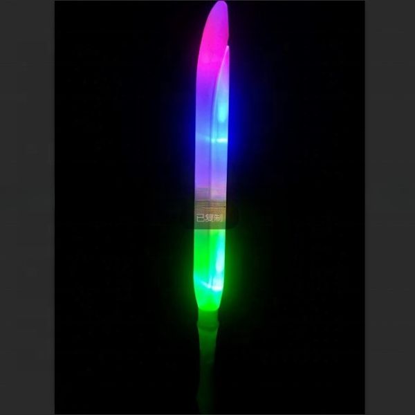 Quality Green Multi Colored Straight LED Glow in Dark Sword Toy for Medium and Fast Mode for sale