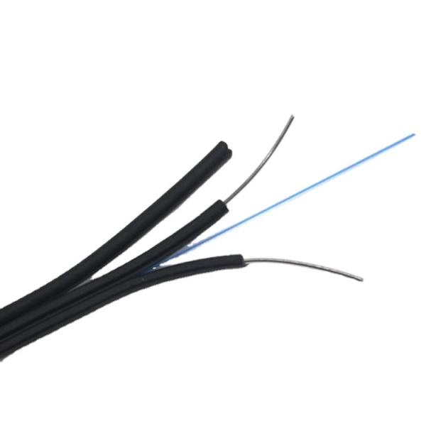 Quality Indoor Outdoor GJYXFCH 2 Core FTTH Flat Fiber Optic Cable for sale