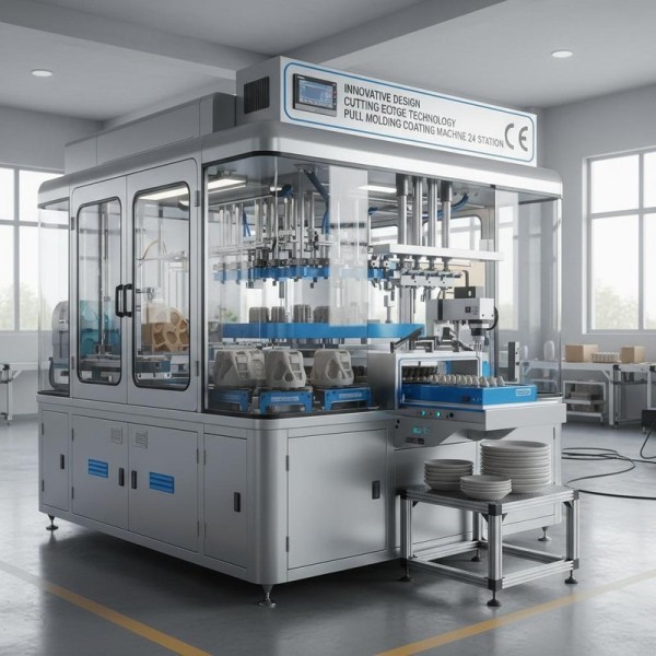 Quality Innovative Design Cutting Edge Technology Pulp Molding Coating Machine 24 for sale