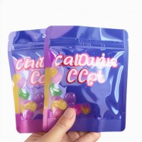Quality 3.5g Custom Mylar Bags with Shape Window Zipper Stand Up Pouch | Food Grade for sale