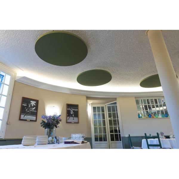 Quality Seameless Ceiling Tiles Circle shape microperforated acoustic panel sound for sale