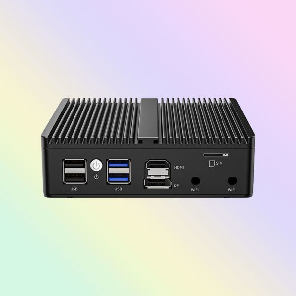 Quality Industrial Fanless Mini pc N5105 portable computer Linux mini pc fanless for sale