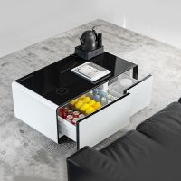 Quality LED Light Coffee Table with Fridge Drawers and Cooling Storage 1020*585*472 for sale