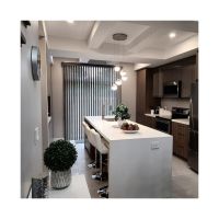 Quality Highly ODM/OEM Flat-Pack Solid Wood Furniture Matte Kitchen Cabinets European for sale