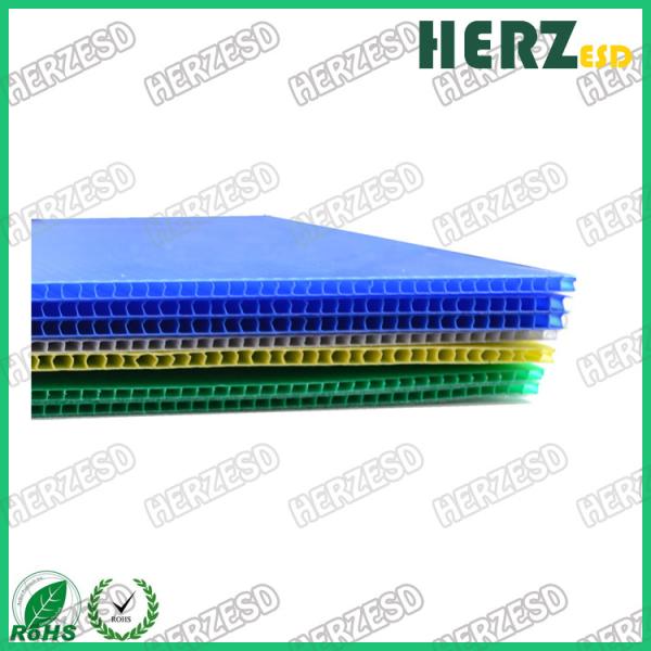 Quality Conductive PP Sheet ESD Storage Box PP Corrugated Hollow Sheets Conductive PP for sale