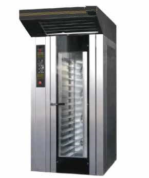 Quality 1030*1450mm 16 Trays Rotary Oven Industrial Bakery Equipment for sale
