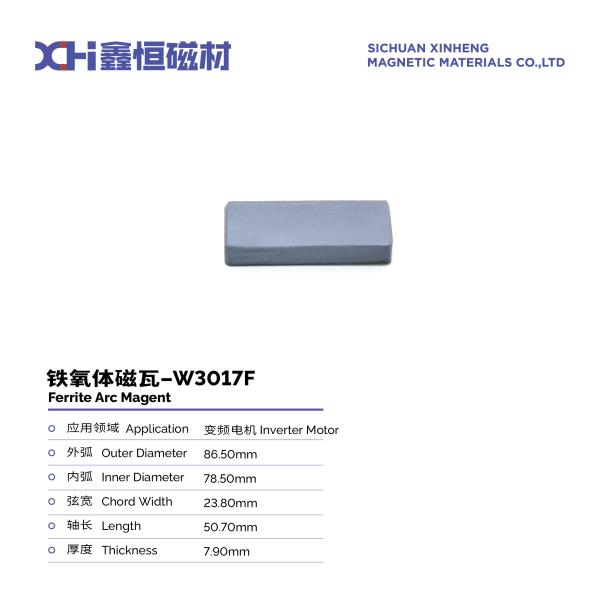 Quality High Relative Density Permanent Magnet Ferrite For Inverter Motors W3017F for sale