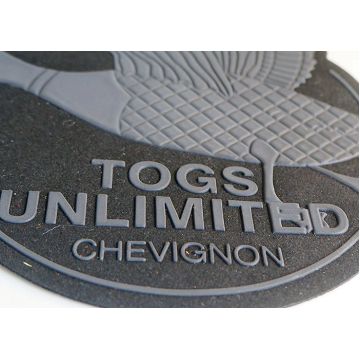 Quality Debossed 300psi 3M Reflective Labels Iron On Patches For Jeans for sale