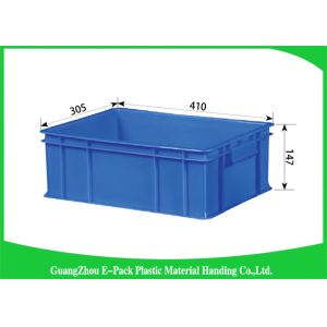 Quality Logistics Bins Plastic Stackable Containers Moving Crates Boxes for sale
