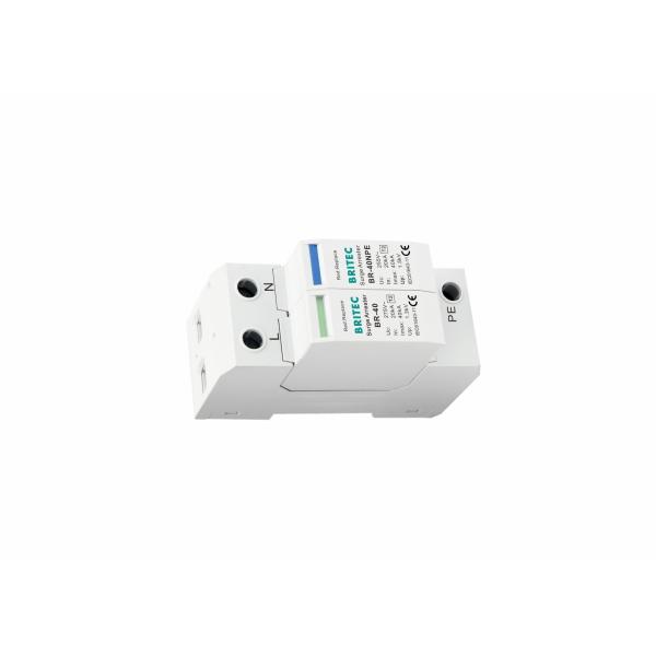 Quality Hybrid MOV GDT 40kA Single Phase Class 2 Surge Arrester for sale