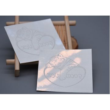 Quality One Colour Custom Iron On Stickers , Garments Heat Transfer Labels for sale